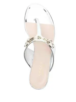 Gucci Horsebit Flap Sandals