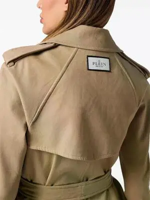 Philipp Plein Monogram Long Trench Coat