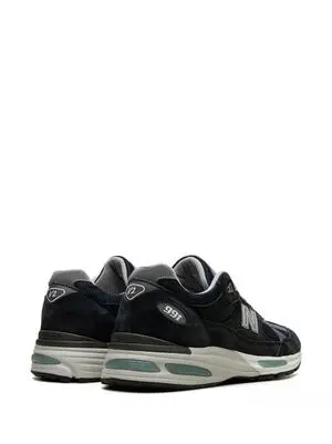 NEW BALANCE 991v2 Suede Sneakers - Blue