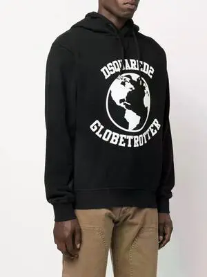 Dsquared2 Globetrotter Logo-print Hoodie