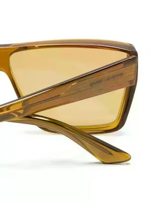 Saint Laurent Square-frame Sunglasses - Brown