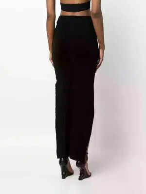 Rick Owens Panelled Midi Skirt