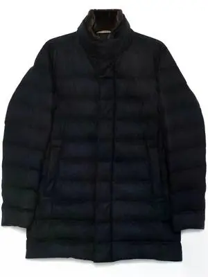 Herno Quilted Padded Coat With Detachable Faux-fur Collar