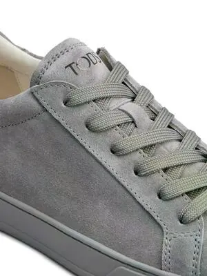 TOD'S Panelled Suede Sneakers - Grey
