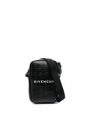 Givenchy Logo-embossed Messenger Bag - Black