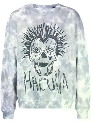 HACULLA. Spike Head Print Sweater - Grey