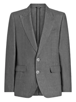 Dolce & Gabbana Single-breasted Blazer - Grey