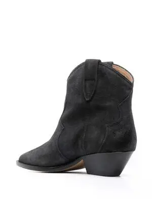 Isabel Marant Étoile Dewina Suede Cowboy Boots - Grey