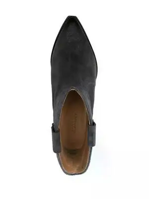 Isabel Marant Étoile Dewina Suede Cowboy Boots - Grey