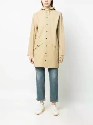 Rains Long-sleeve Raincoat - Neutrals