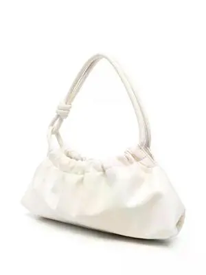 Nanushka Valerie Ruched Tote Bag - Neutrals