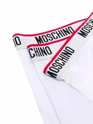 Moschino Logo-waistband Boxers