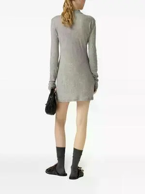 Miu Miu Ribbed-knit Mini Dress