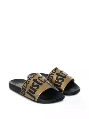 Just Cavalli Pool Slides - Black