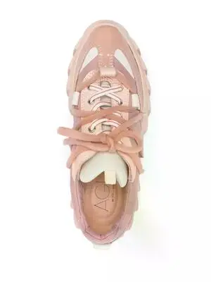 Agl Blondie Platform Lace-up Sneakers - Pink