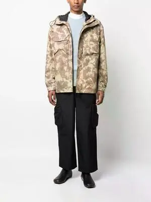 Calvin Klein Technical Windbreaker Jacket - Neutrals