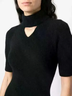 PATOU Alpaca-blend Minidress