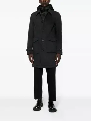 Woolrich Wool-blend Button-up Coat
