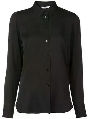 Vince Classic Silk Shirt
