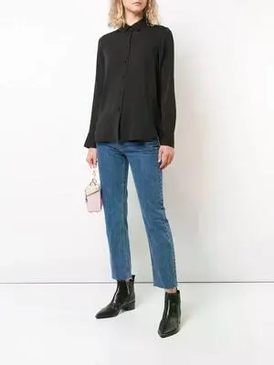 Vince Classic Silk Shirt