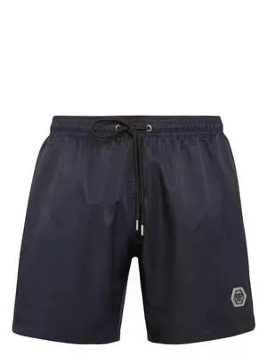 Philipp Plein Appliqué Logo Shorts