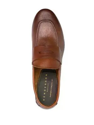 HENDERSON BARACCO Grained Leather Loafers
