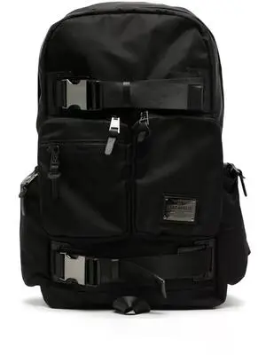 MAKAVELIC Multiple Zip-fastening Pockets Backpack - Black