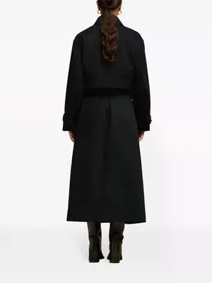 AMI Paris Belted Cotton Gabardine Trench Coat