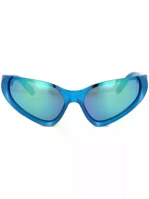 Balenciaga Xpander Cat-eye Sunglasses - Blue