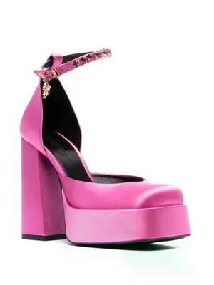 Versace Medusa Aevitas Crystal-embellished Pumps