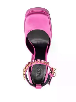 Versace Medusa Aevitas Crystal-embellished Pumps