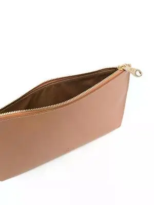 Il Bisonte Embossed-logo Detail Wallet - Neutrals
