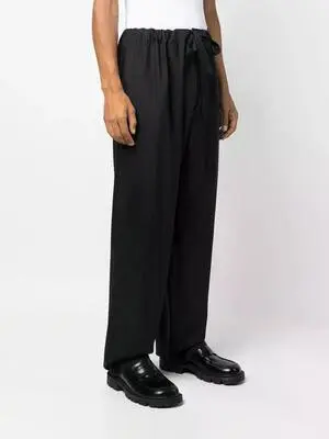 MAISON MARGIELA Silk Wide-leg Trousers