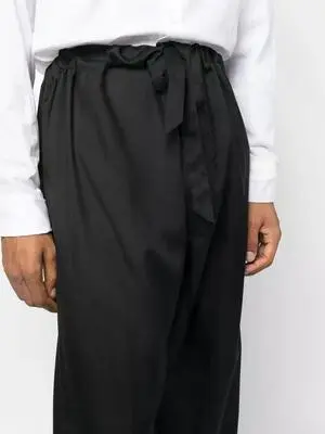 MAISON MARGIELA Silk Wide-leg Trousers