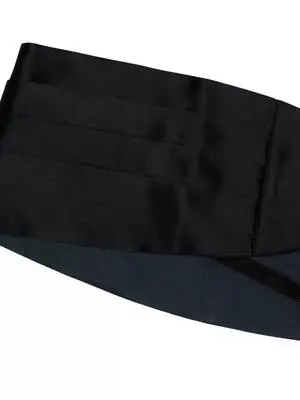 Brunello Cucinelli Satin Cummerbund - Black