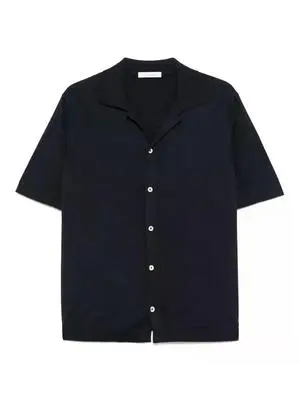 CRUCIANI Fine-knit Shirt - Blue