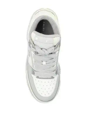 Amiri Ma-1 Panelled Leather Sneakers - Grey