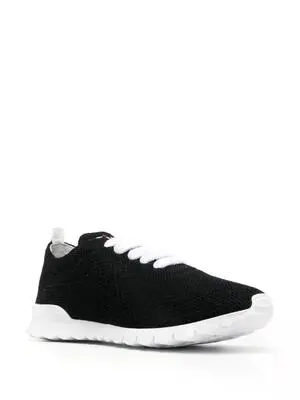 Kiton Fully-perforated Low-top Sneakers - Black