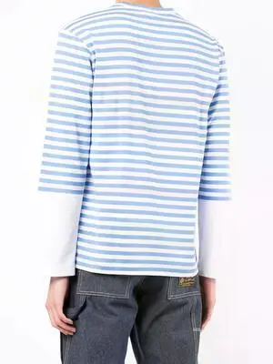 Play Comme Des Garcon Striped Long-sleeve T-shirt