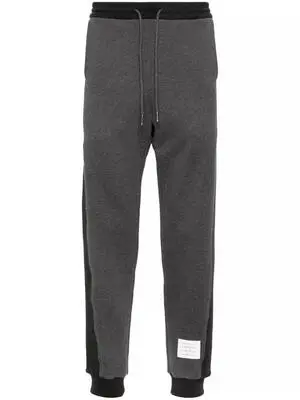 Thom Browne Mid-rise Track Trousers - Grey