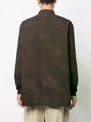 WHITE MOUNTAINEERING Checked- Jacquard Long-sleeve Shirt