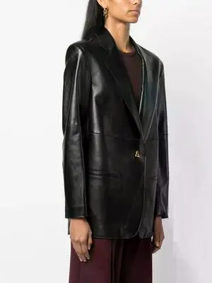 AERON Mercedes Leather Blazer
