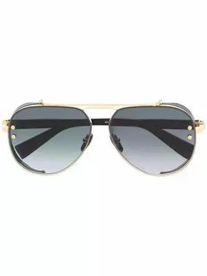 Balmain Pilot-frame Sunglasses - Black