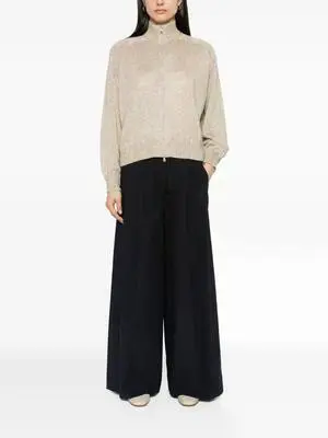 Brunello Cucinelli Poplin Wide Trousers