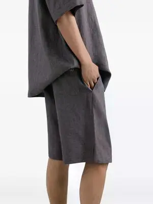 Dolce & Gabbana Linen Bermuda Shorts