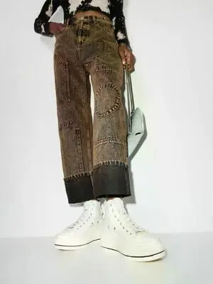 R13 High-top Platform Sneakers - Neutrals