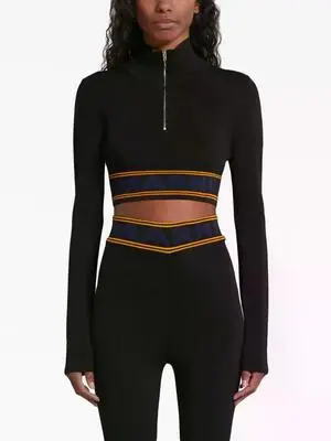 Marni Logo-underband Cropped Jumper