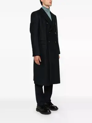 Emporio Armani Double-breasted Virgin Wool Coat