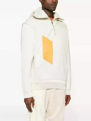 A-COLD-WALL* Aspect Cotton Jersey Hoodie - Neutrals
