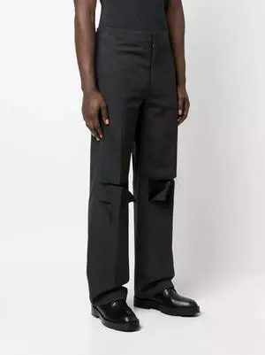 Givenchy Distressed Wool Trousers